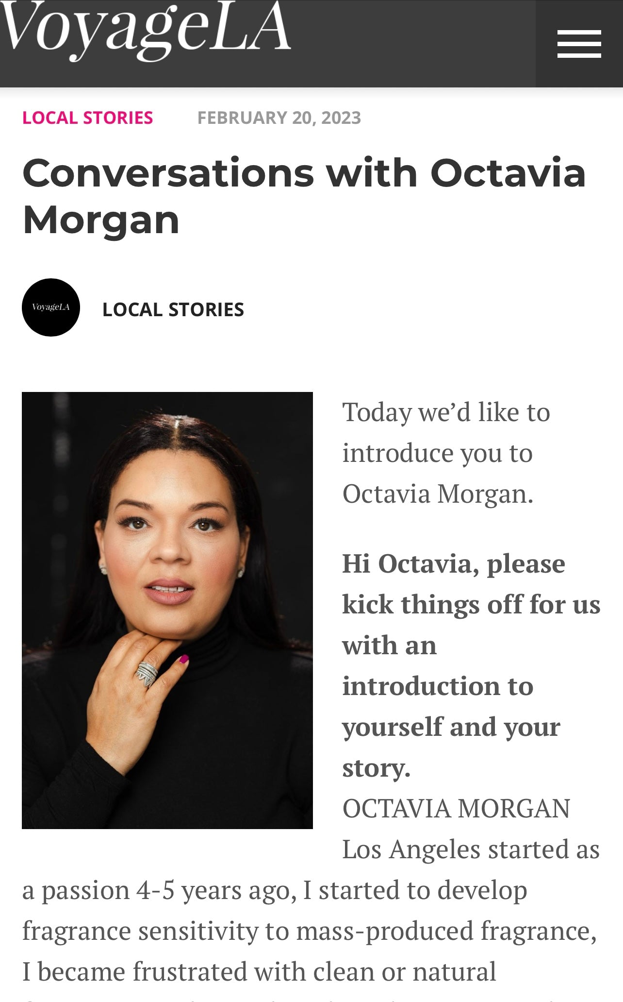 Beauty Press & Features – Octavia Morgan in the Media – Octavia Morgan ...